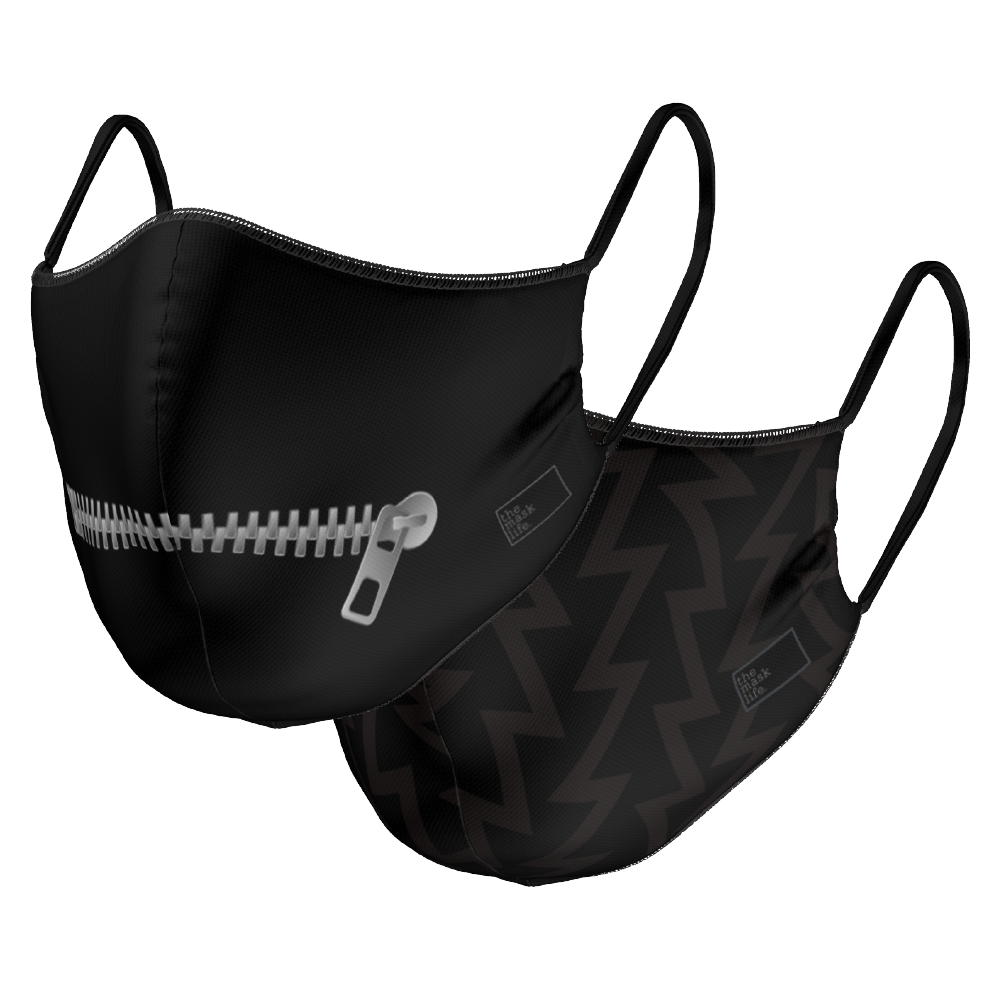 The Zip Zag - Reversible Face Mask | The Mask Life.